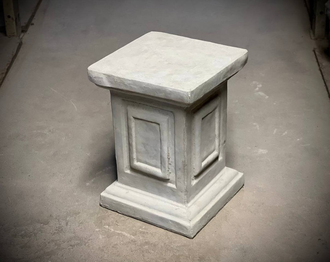 Massive Greek Pedestal Figure Stone Made Greek Post Statue Huge ...