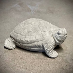 Realistic Diamondback Turtle Sculpture Concrete Stone Diamondback ...