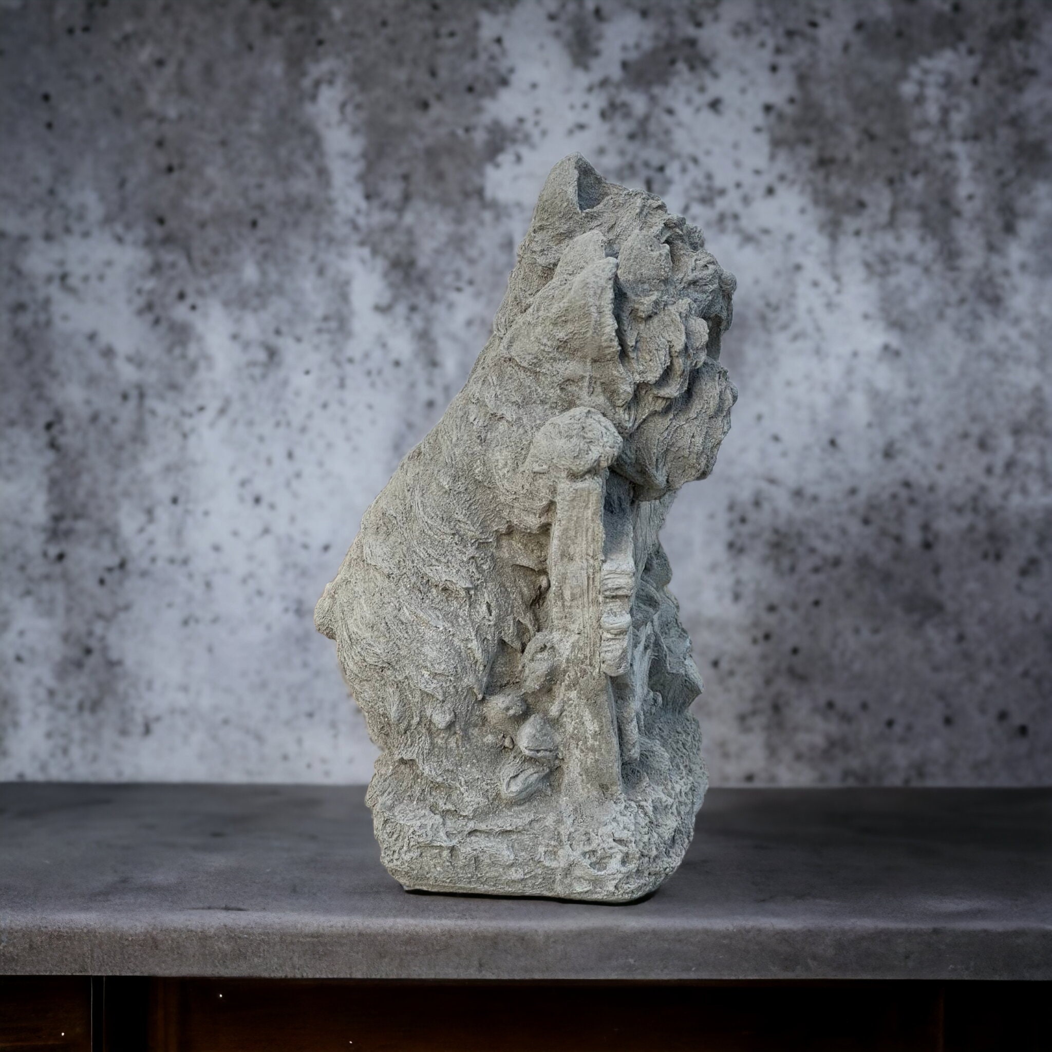 Concrete Yorkshire Terrier Dogs Statue Welcome Sign Figure - Etsy