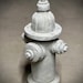 Massive Fire Hydrant Statue Large Water Pomp Figurine Concrete Fire ...