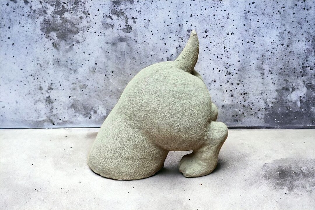 Digging Dog Statue Concrete Dog Memorial Figure Creative Pet Garden ...