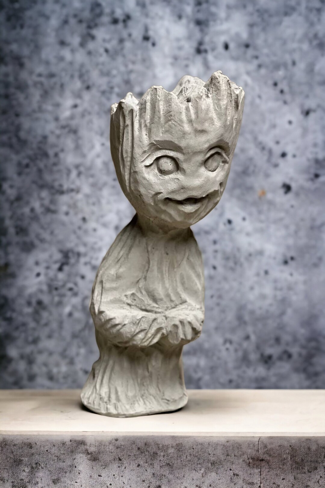 Concrete Groot Statue Detailed Film Character Figure Outdoor Massive ...