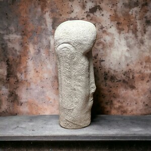 Massive Moai Head Statue Concrete Moai Head Figure Outdoor Large Moai ...