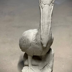 Massive Pelican on Stump Figure Large Tropical Pelican on Post Statue ...