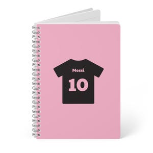Notepad - Messi - Inter Miami (A5) - Etsy