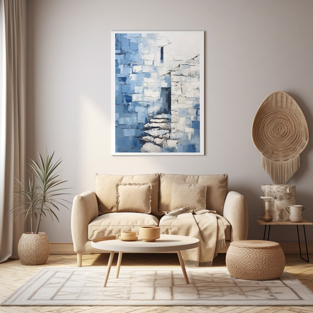 Dalmatian Stone Wall Abstract Poster Museum Quality Art Print Modern ...