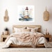 Lighthouse and Ship Art I Nautical Watercolor Poster I Nautical Art I ...