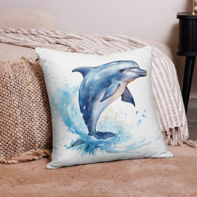 Dolphin Pillow - Etsy