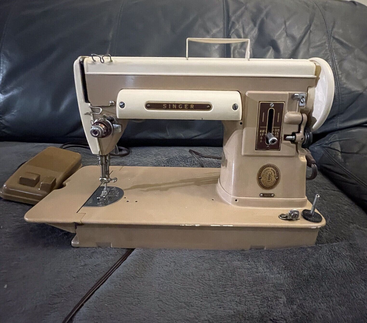 Vintage Singer 301A Sewing Machine With Foot Pedal NO CASE - Etsy