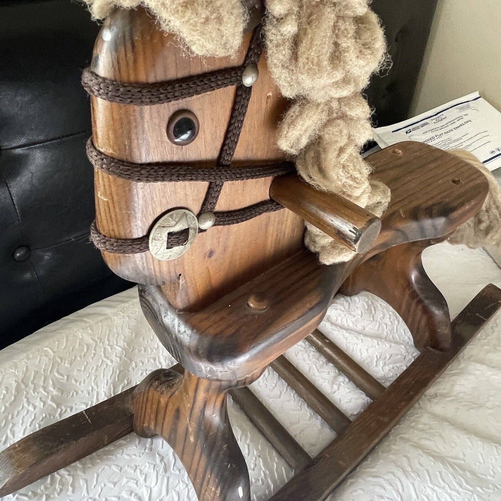 Vintage Wooden Rocking Horse for Toddlers - Etsy