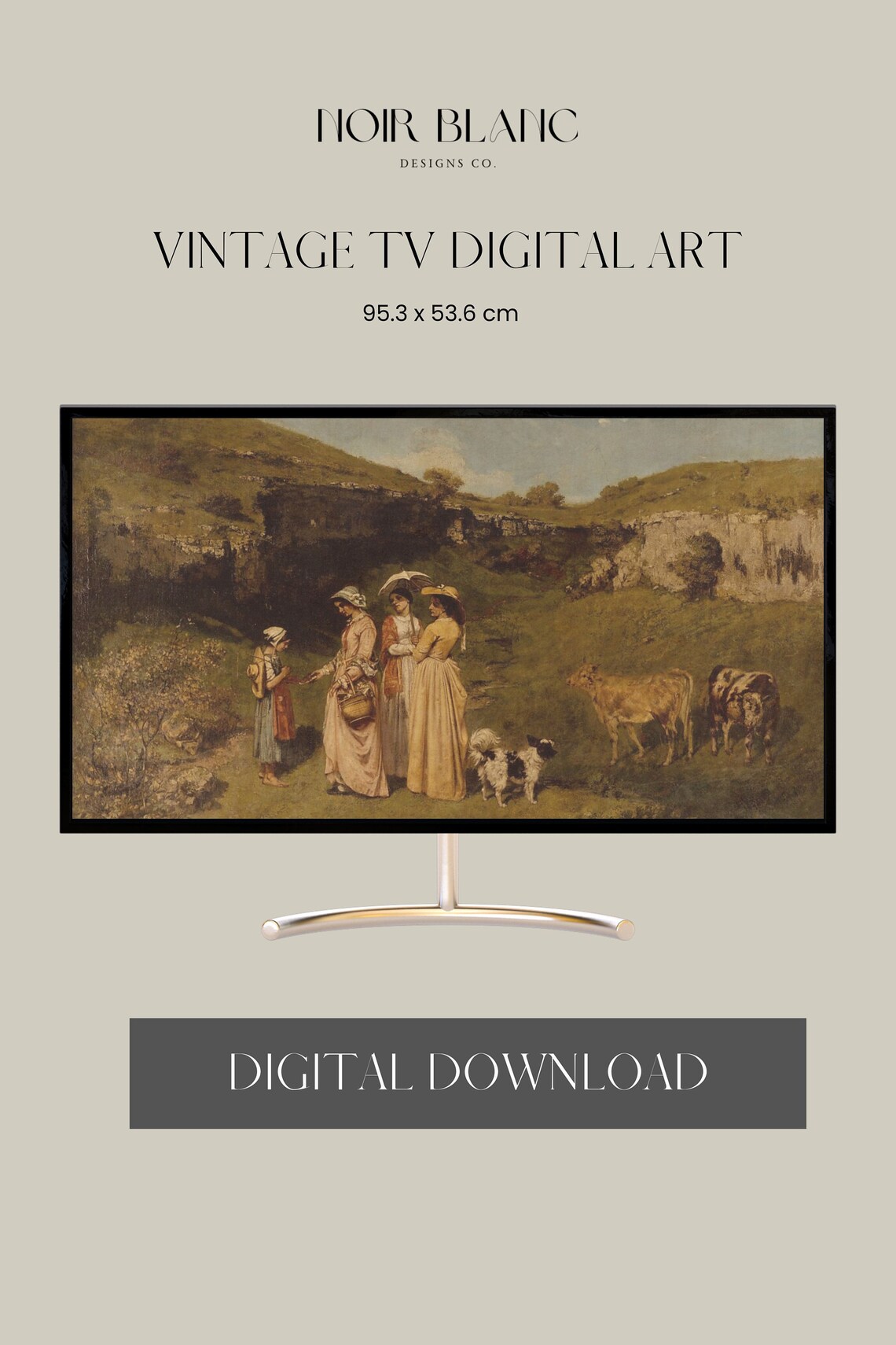 15 Vintage TV Frame Art TV Screensavers 15 Files Included Art Frame TV ...