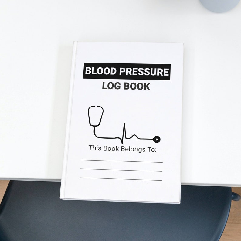 Blood Pressure Log Book: Printable Blood Pressure Tracker & Health ...