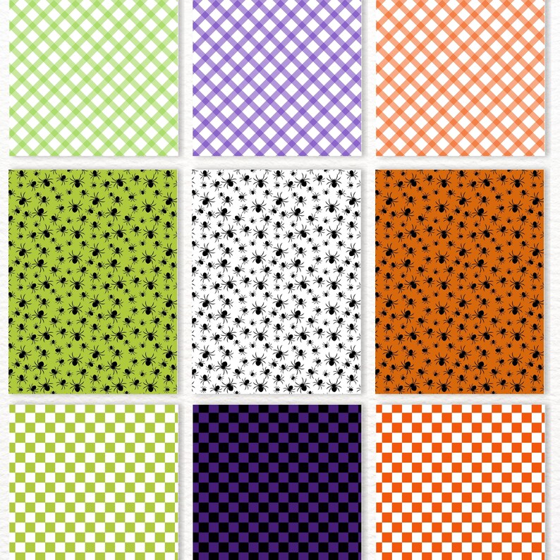 Halloween Digital Paper, Halloween Background, Printable Halloween ...