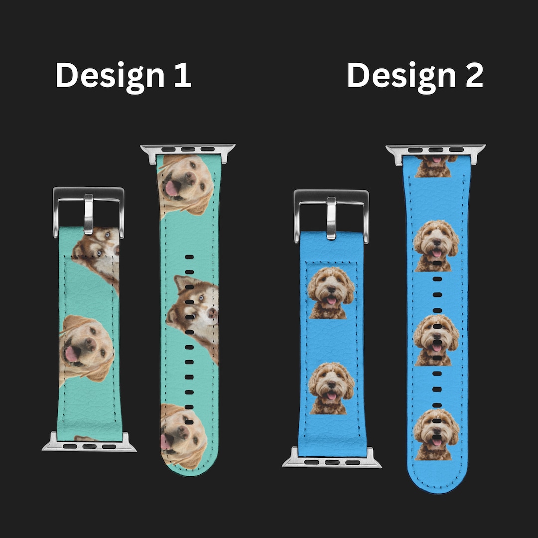 Custom Pet Apple Watch Band, Personalized Pet Apple Watch Strap, Dog ...