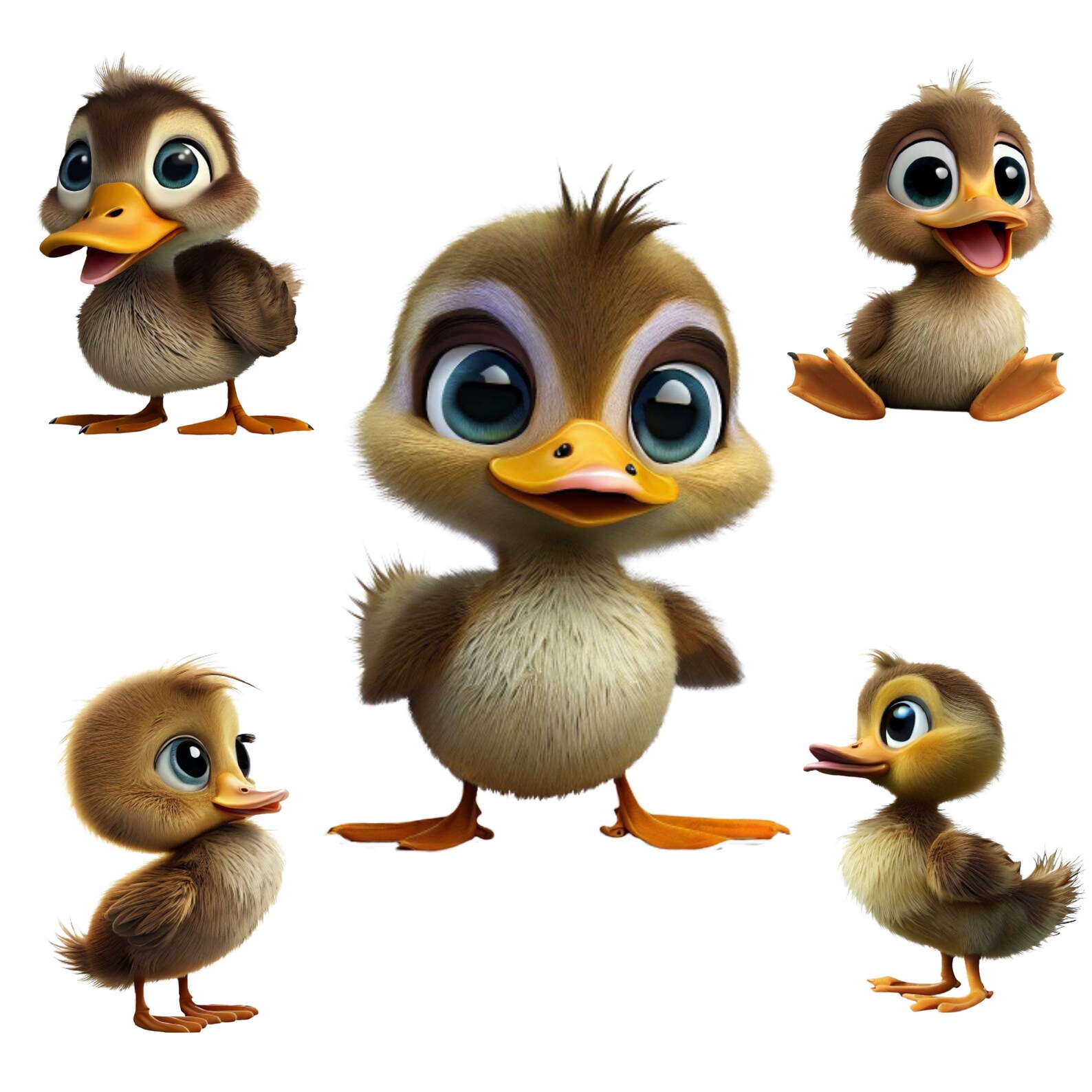 Baby Ducks Png, Duck Clipart, Duck Png, Sublimation Designs, Printable ...