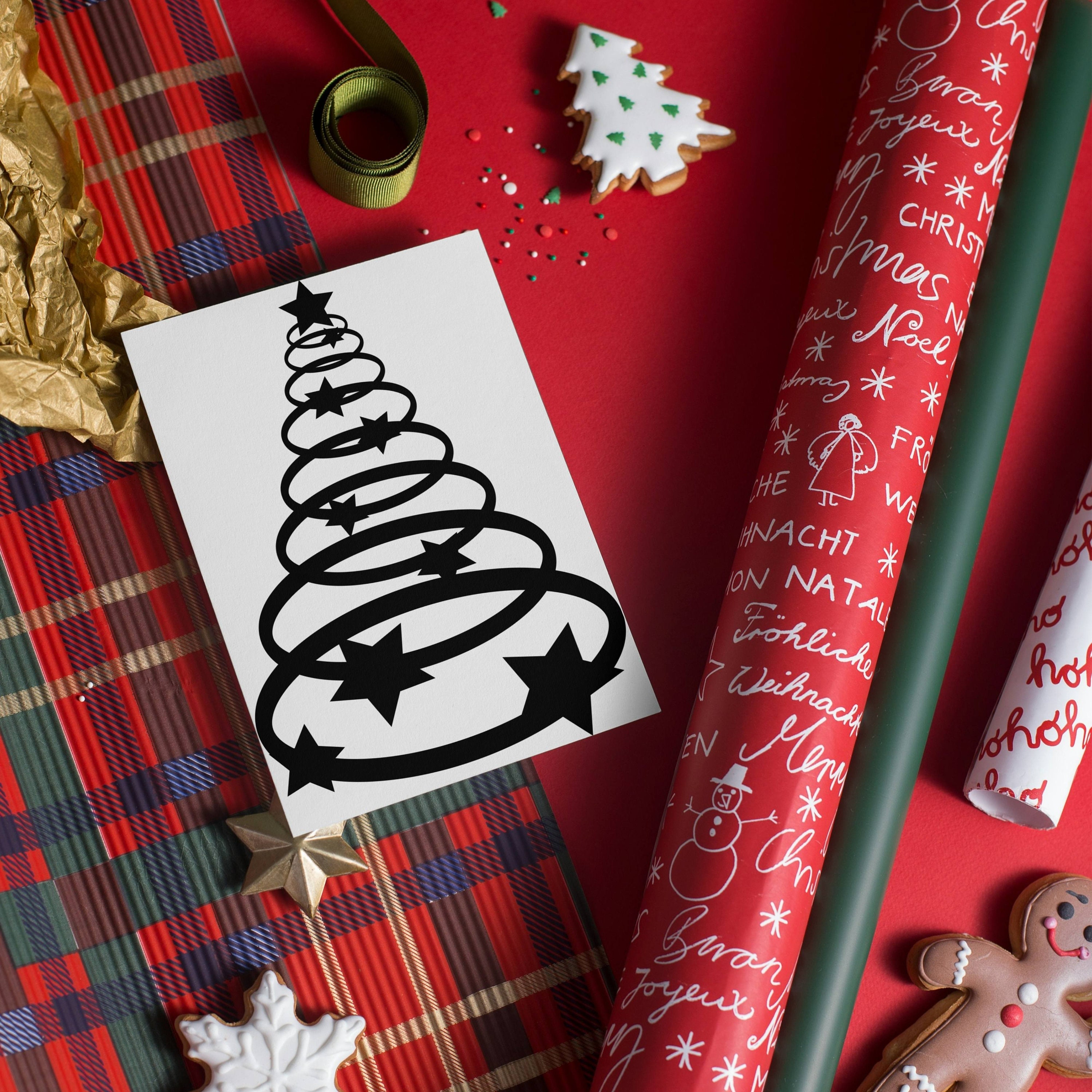 Spiral Christmas Tree SVG Bundle Christmas Tree Svg Cut File - Etsy