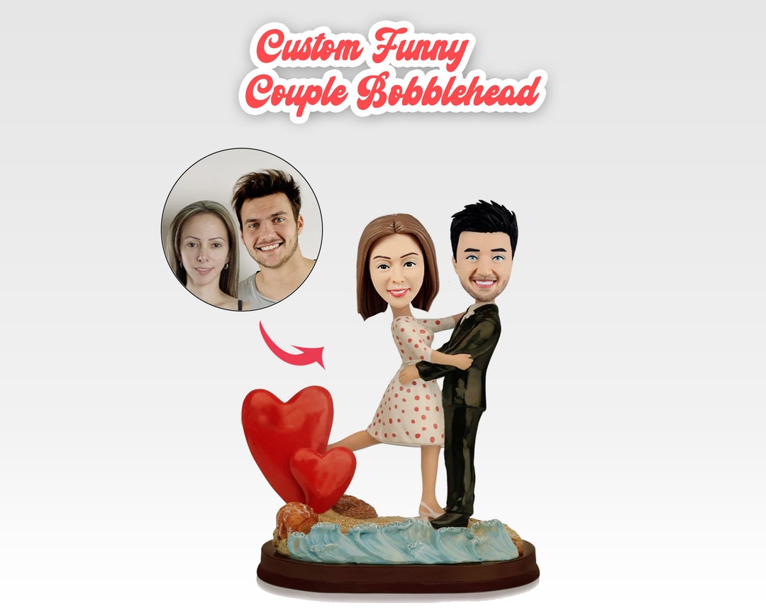 Personalized Dancing Couple Bobbleheads, Custom Bobblehead, Anniversary ...