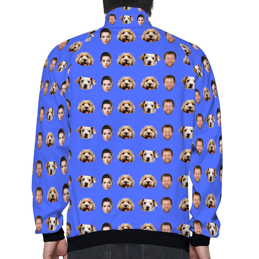 Custom Bomber Jacket, Custom Face Print Jacket, Personalized Jacket ...