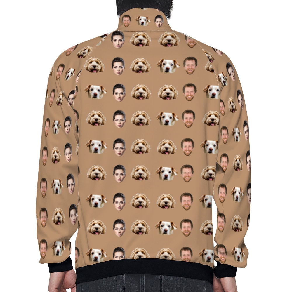 Custom Bomber Jacket, Custom Face Print Jacket, Personalized Jacket ...