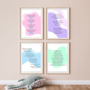 Social Emotional Children's Poems - Wall Art | Big Feelings | Growth ...