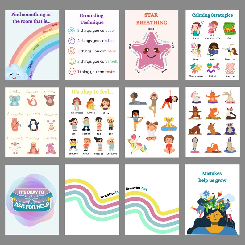 Calm Down Corner | Regulation Station | Feelings Cards | Choice Board ...