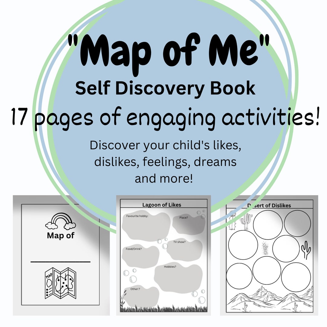 Map of Me: Self Reflection Journal | Social Emotional Workbook | Self ...