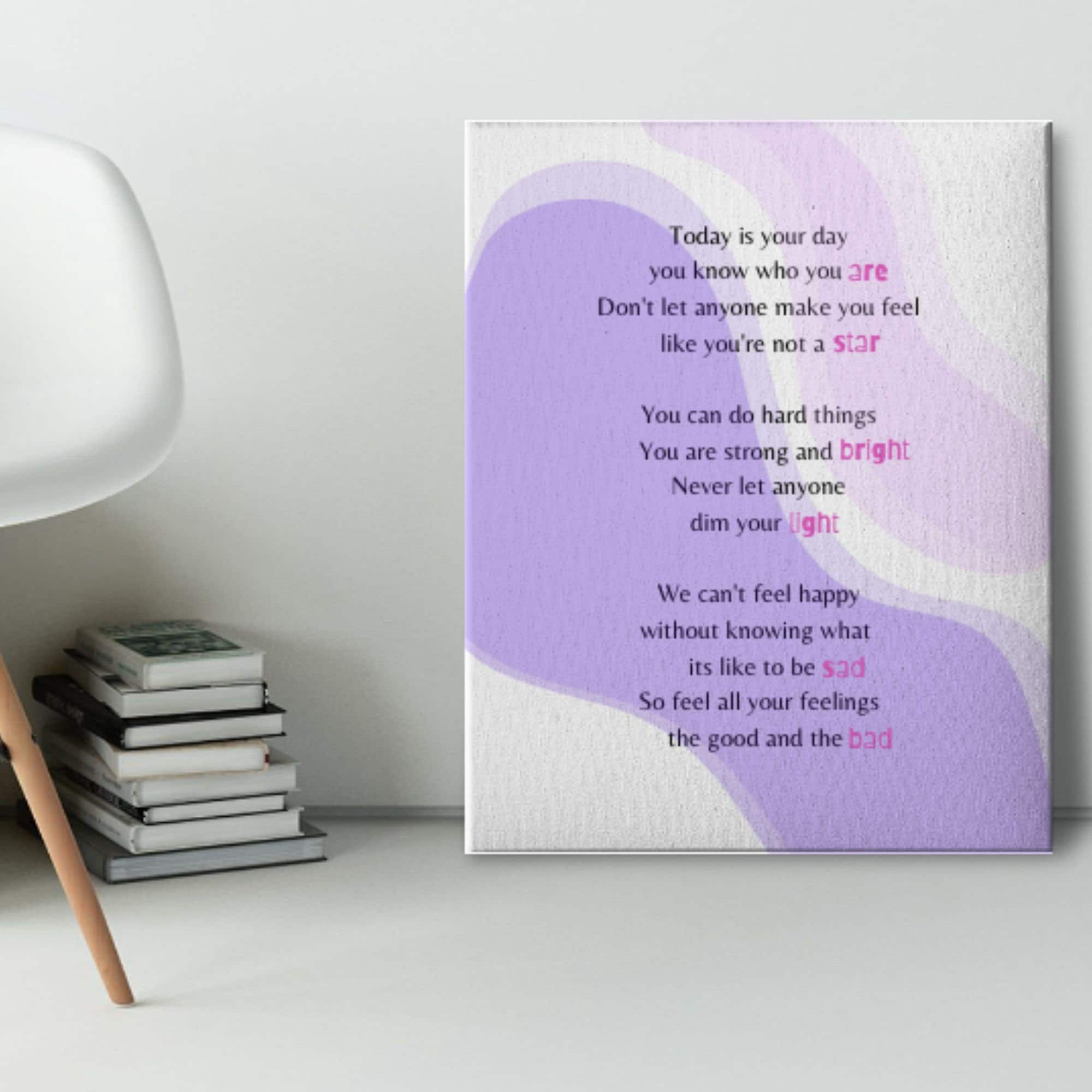 Social Emotional Children's Poems - Wall Art | Big Feelings | Growth ...
