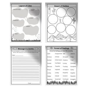 Map of Me: Self Reflection Journal | Social Emotional Workbook | Self ...