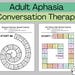 Aphasia Conversation Activity | Aphasia Speech Therapy Activity | Adult ...
