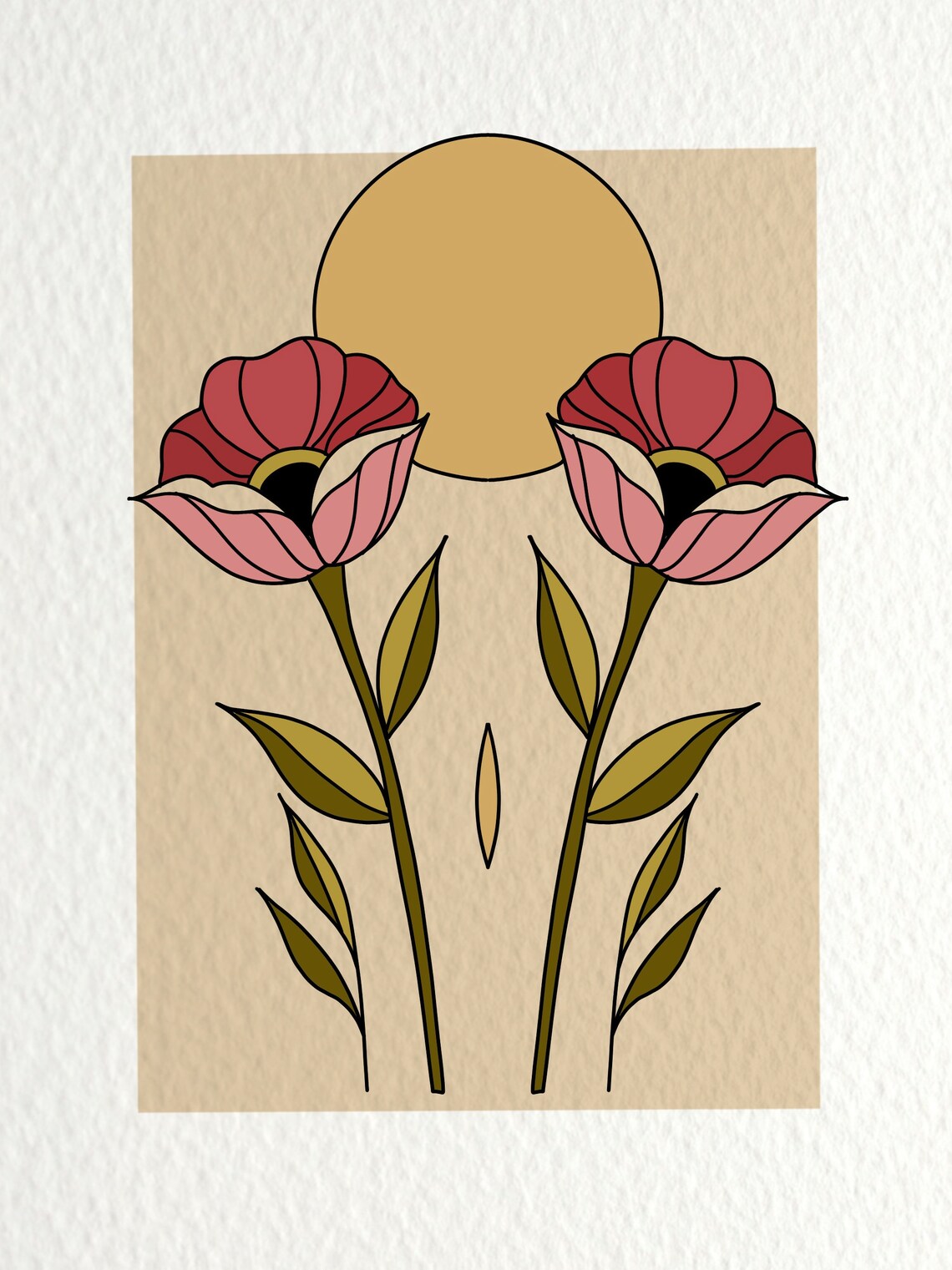 Flower Print - Etsy