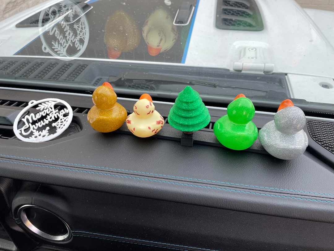 Duck Duck Dashboard Clip-in Rubber Duck Mounting Bar for 2018-2023 Jeep ...