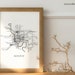 Bangkok Metro Map Poster | Digital Printable Wall Art | Print Download ...