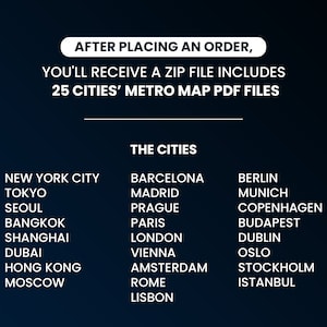 High-resolution Metro Maps for 25 Iconic Cities - Subway and Rails Maps ...