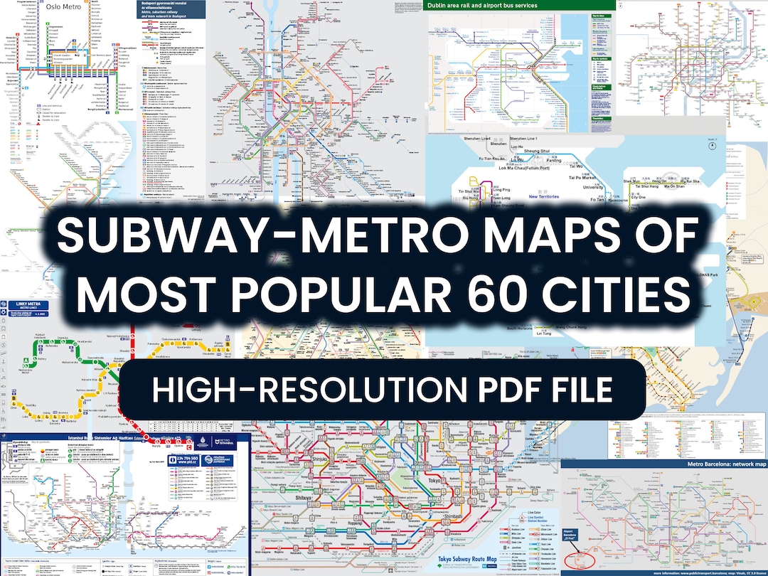 World City Subway Maps Collection: Detailed Metro and Rail Guides - PDF ...