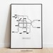 Printable Brussels Subway Map | Digital Printable Wall Art | Print ...
