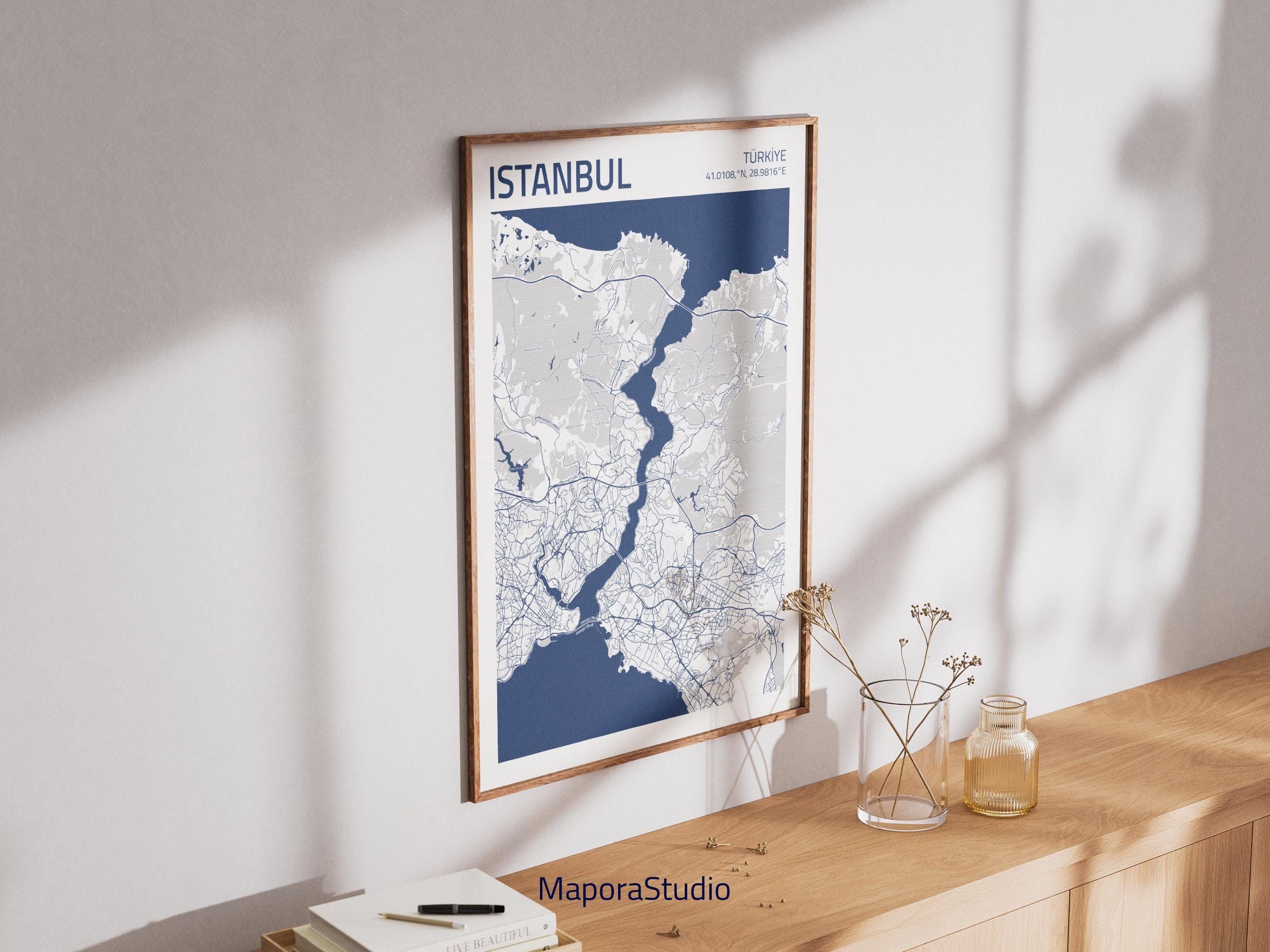 100 City Map Posters Bundle | Modern Minimal Wall Art Design ...