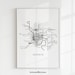 Bangkok Metro Map Poster | Digital Printable Wall Art | Print Download ...