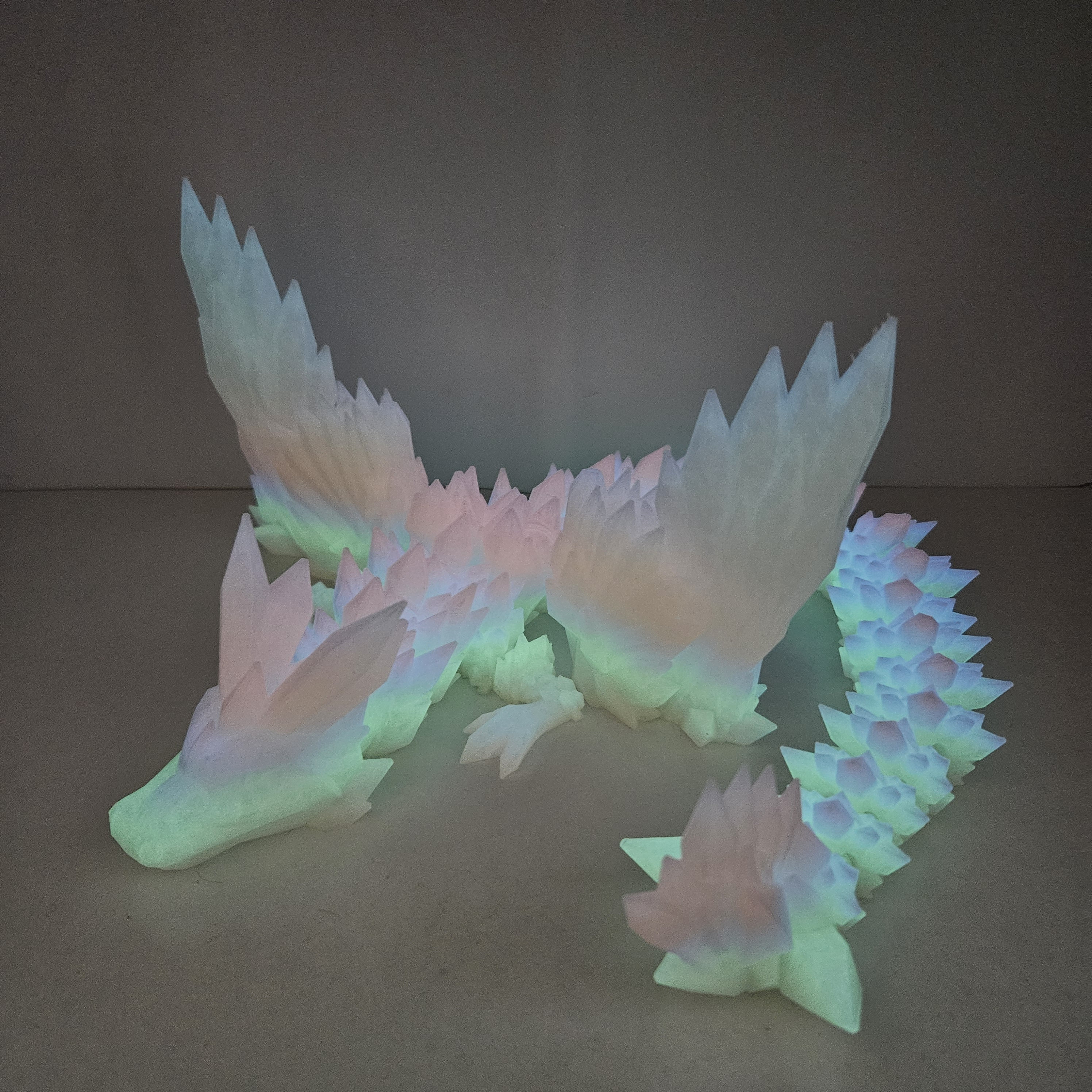 Articulated Dragon Winged 3D Printed - Etsy Australia