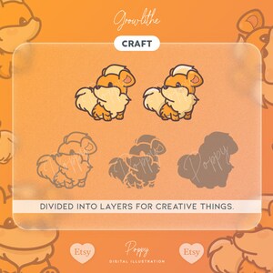 Growlithe Bundle SVG, PNG / EPS / Growlithe / Dxf / Layered / Cricut ...