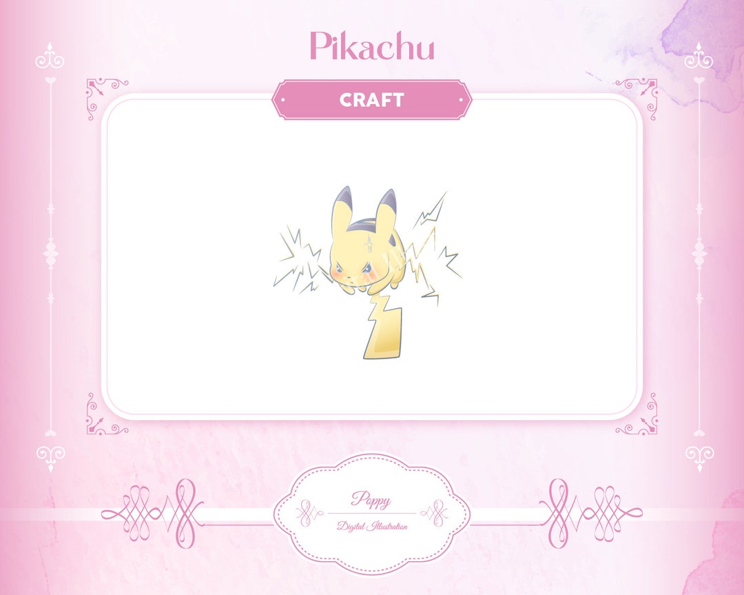 Pikachu Angry SVG Silhouette Png / Layered Dxf / Clipart Eps - Etsy ...