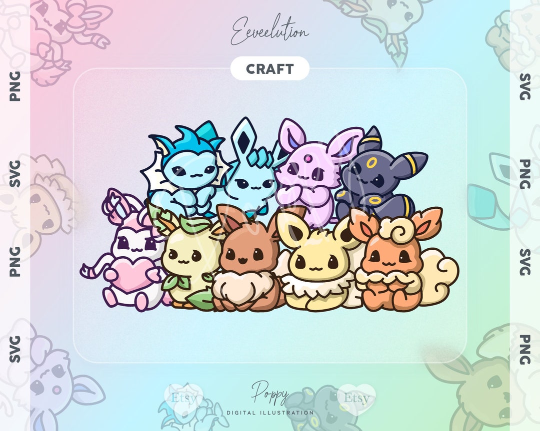 Chibi Eeveelution - Etsy