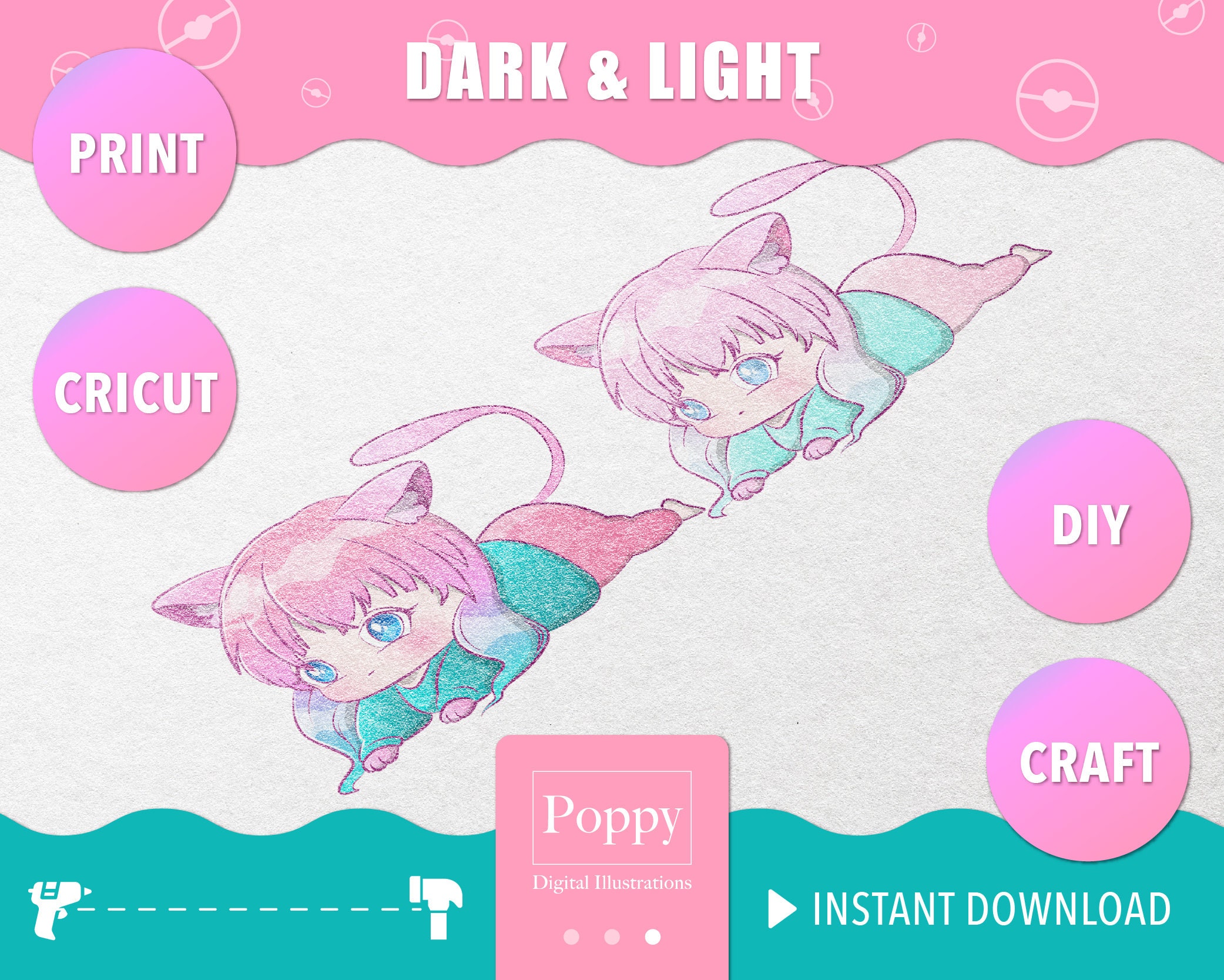 Mew SVG Mew PNG Silhouette Png / Layered Dxf / Clipart Eps / - Etsy ...