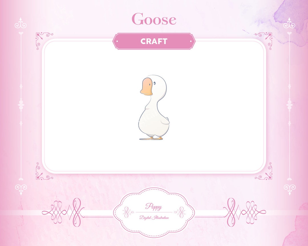 Goose SVG Silhouette Png / Layered Dxf / Clipart Eps / Bird - Etsy