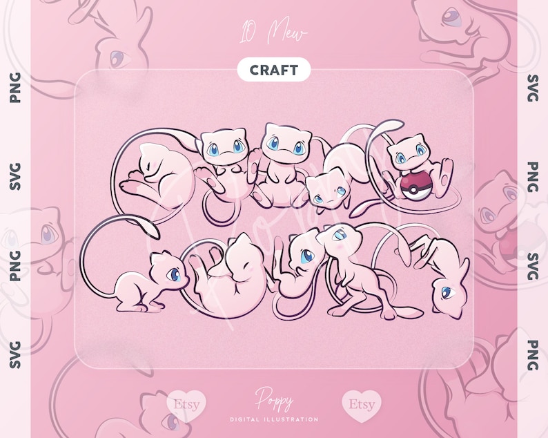 Adorable Mew Bundle - Etsy
