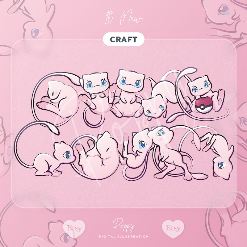 Mew - Etsy