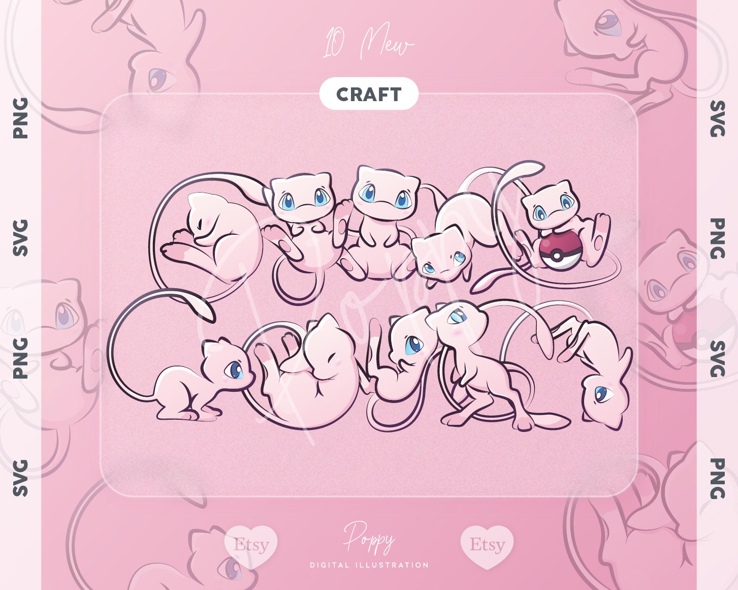 Adorable Mew Bundle - Etsy