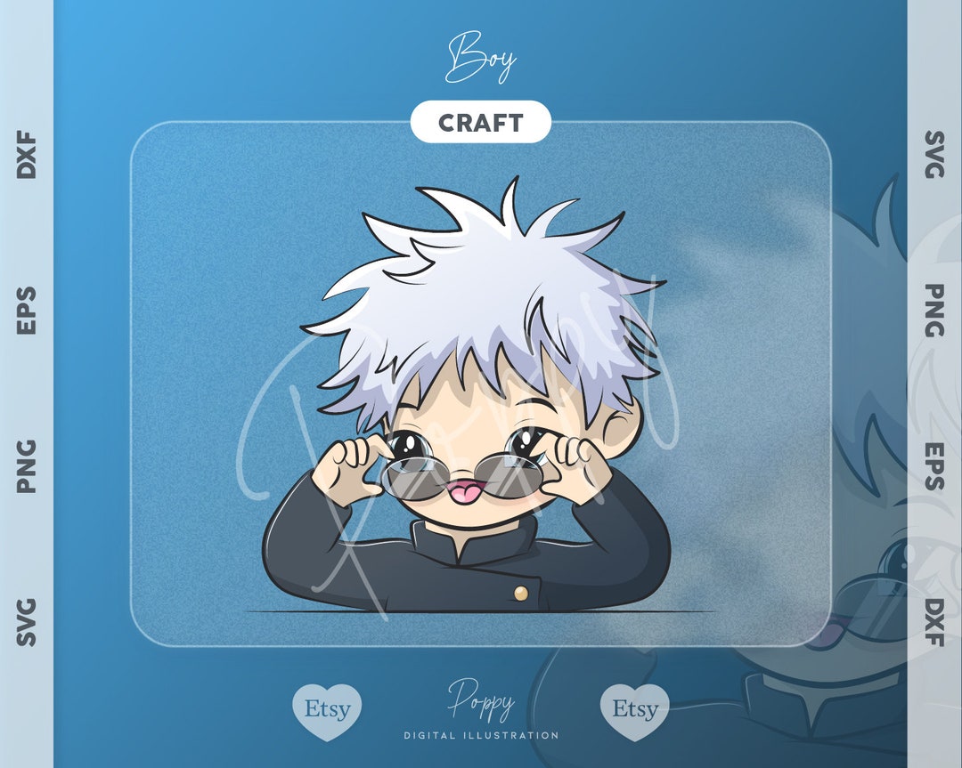 Chibi Boy Clipart: SVG, PNG, EPS (digital Illustration) - Etsy