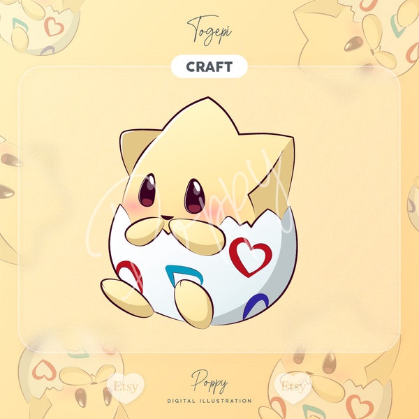 Togepi Svg - Etsy