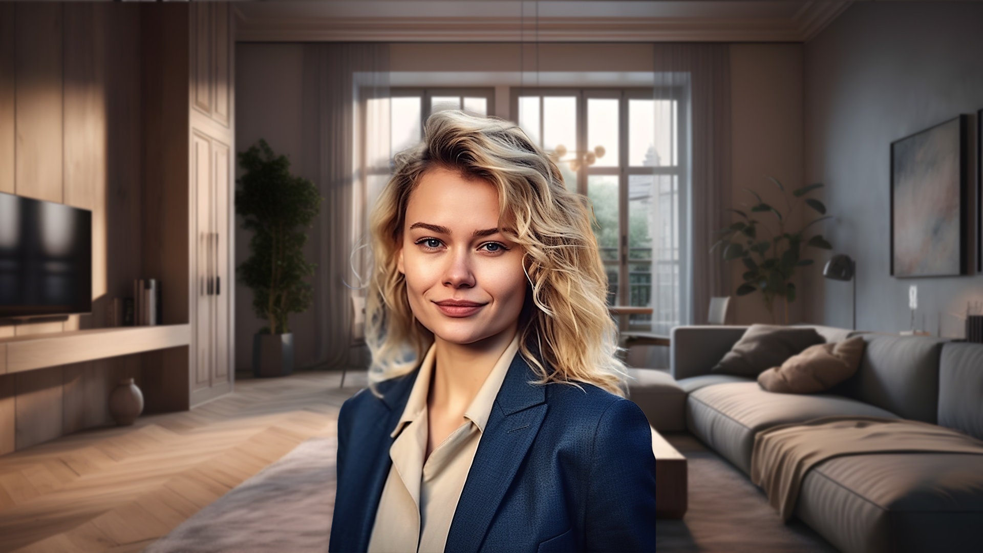 Zoom Background Virtual Background Modern Office - Etsy Portugal