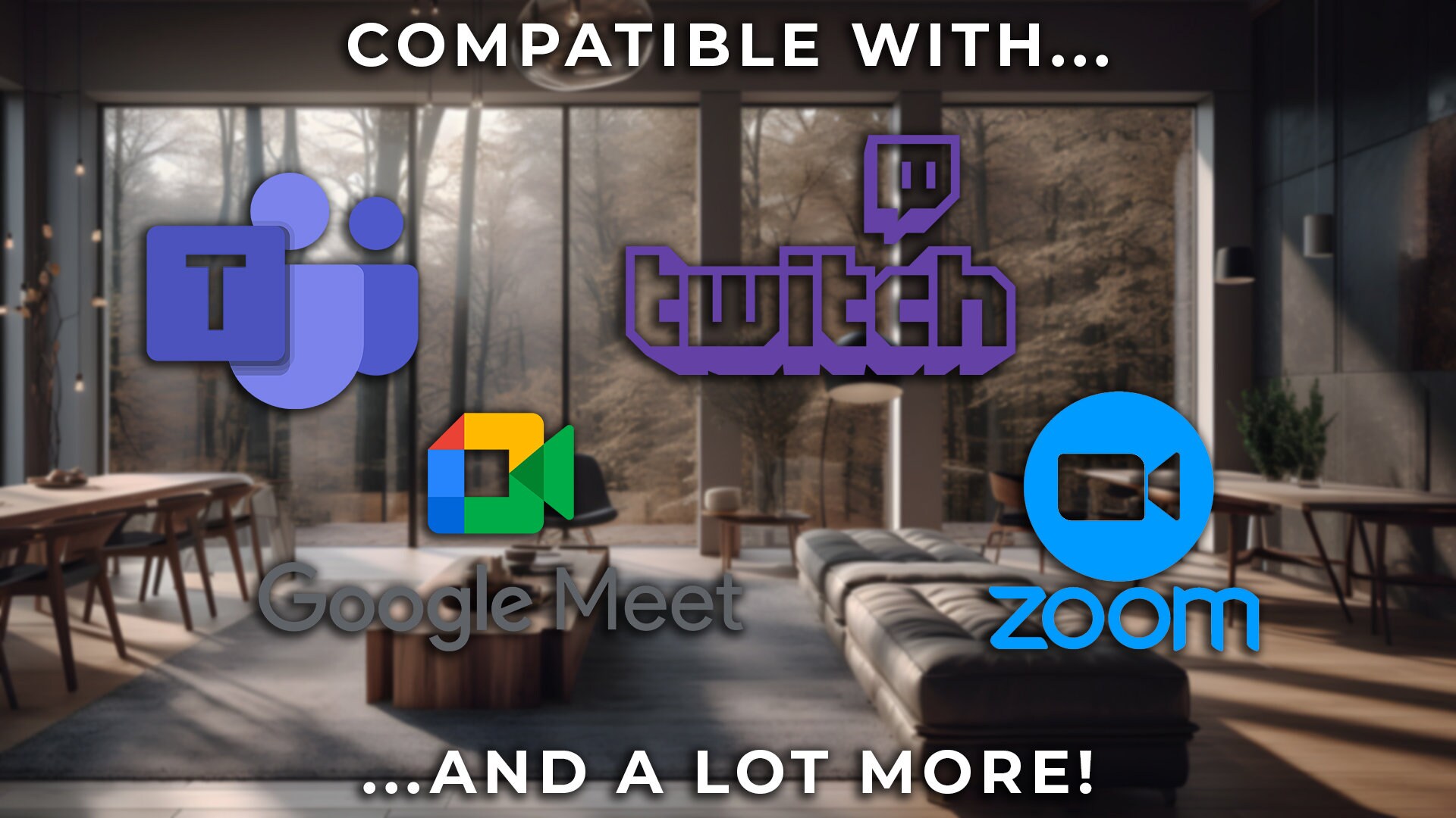 Zoom Background Virtual Background Modern Office - Etsy Israel